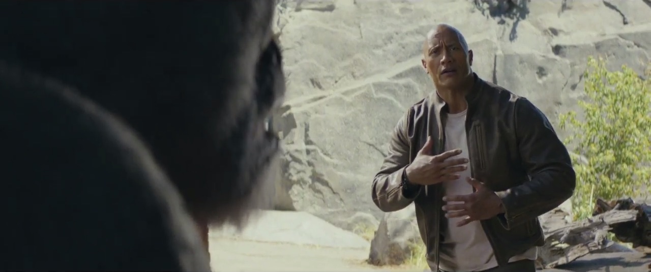 Watch The Rock fight some huge animals in the 'Rampage' trailer